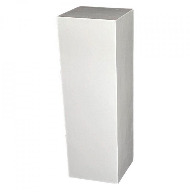 White Display Pedestal Stand Riser Column Pillar