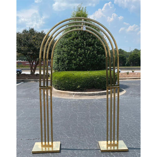 Gold Metal Party Stand (75" H) M4987 - ABC Glassware